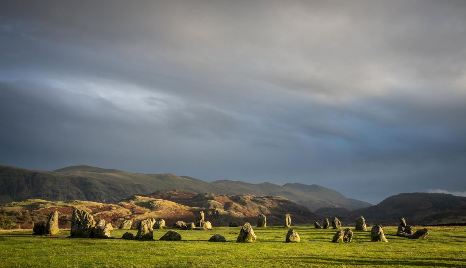 Dark Sky over Castlerigg Stone Circle, Lake District, Cumbria, England, UK